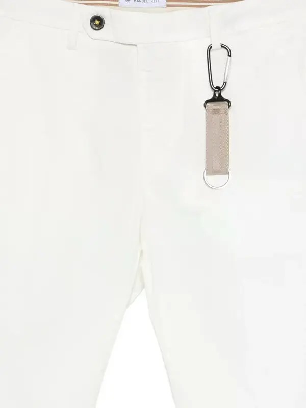 MANUEL RITZ Clip Trousers - White