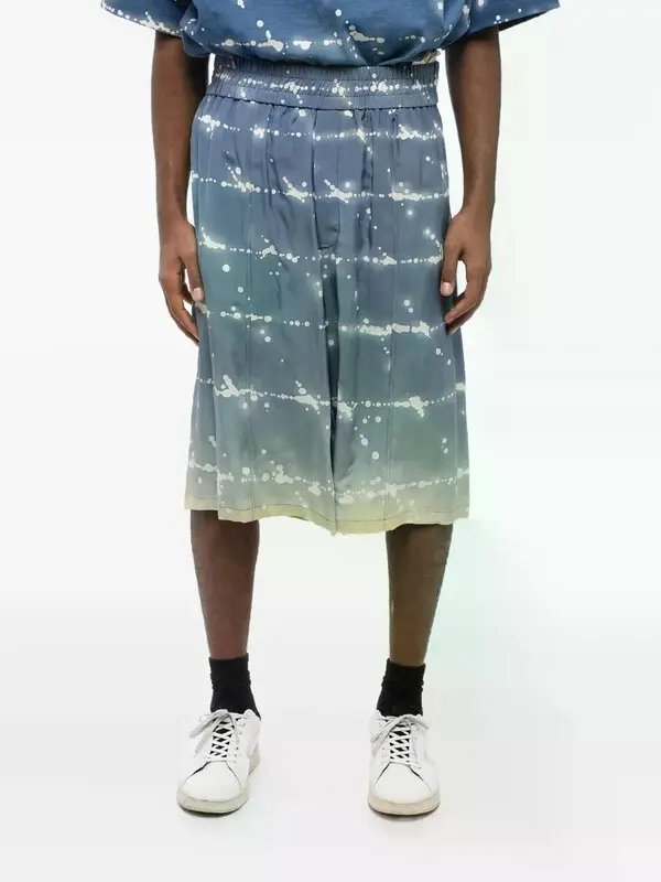 JIL SANDER Printed Elastic-waist Shorts