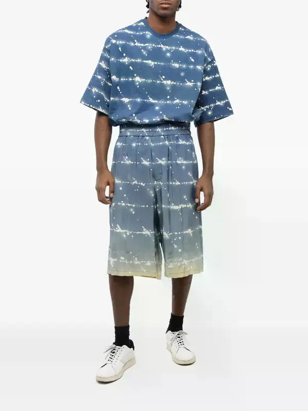JIL SANDER Printed Elastic-waist Shorts