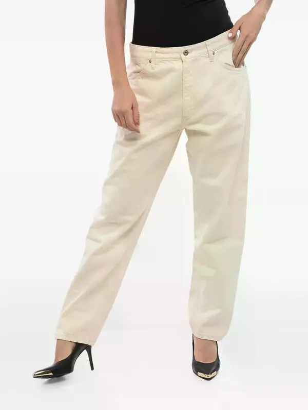 JIL SANDER Five-pocket Cotton Trousers - Neutrals