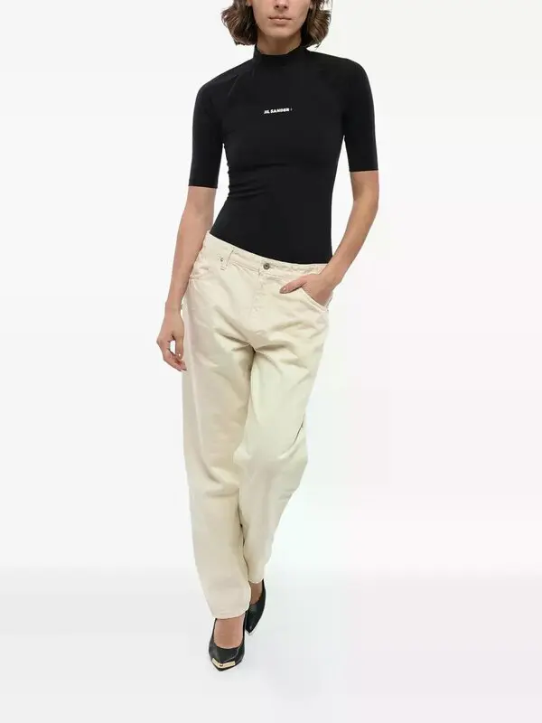 JIL SANDER Five-pocket Cotton Trousers - Neutrals