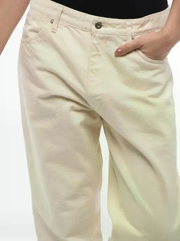 JIL SANDER Five-pocket Cotton Trousers - Neutrals