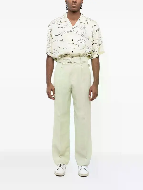 JIL SANDER Single-pleat Belted Trousers
