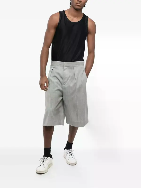 JIL SANDER Pleated Shorts - Grey