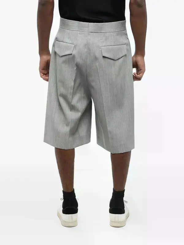 JIL SANDER Pleated Shorts - Grey