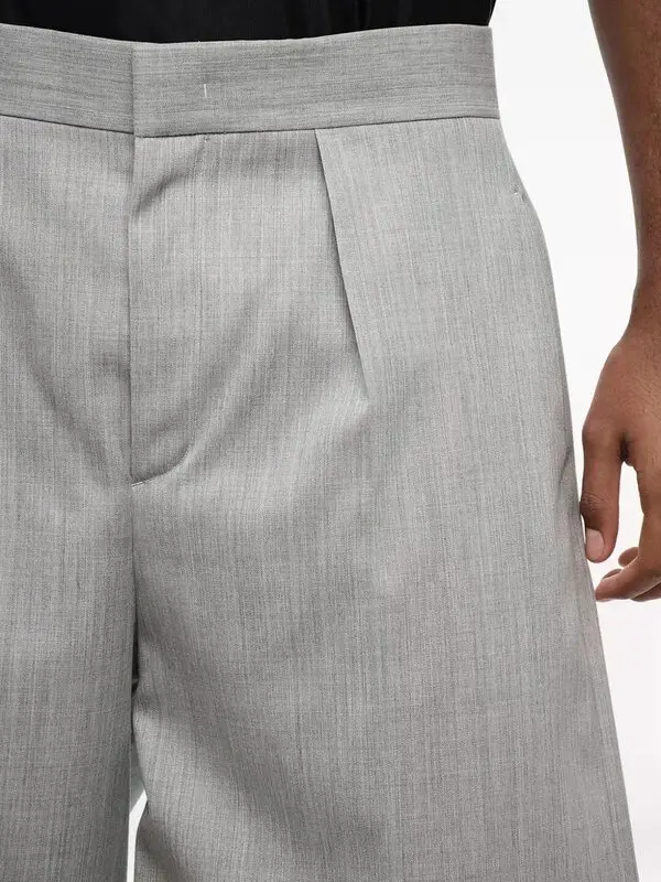 JIL SANDER Pleated Shorts - Grey