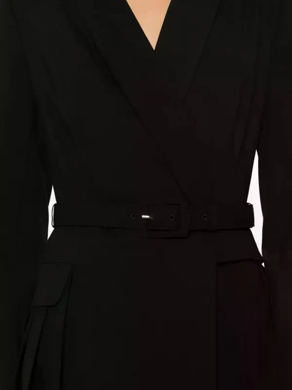 Simkhai Alexandra Double-breasted Pleated Midi Dress