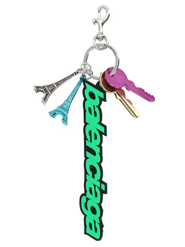 Balenciaga Biker Keyring - Green