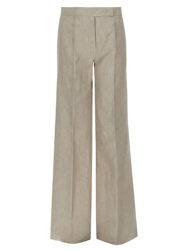 Max Mara Ginnico Wide-leg Trousers - Beige