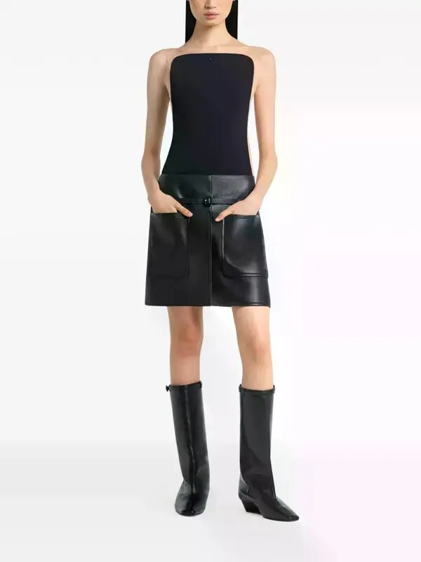 COURREGES Illusion Sunshield Bodysuit - Black