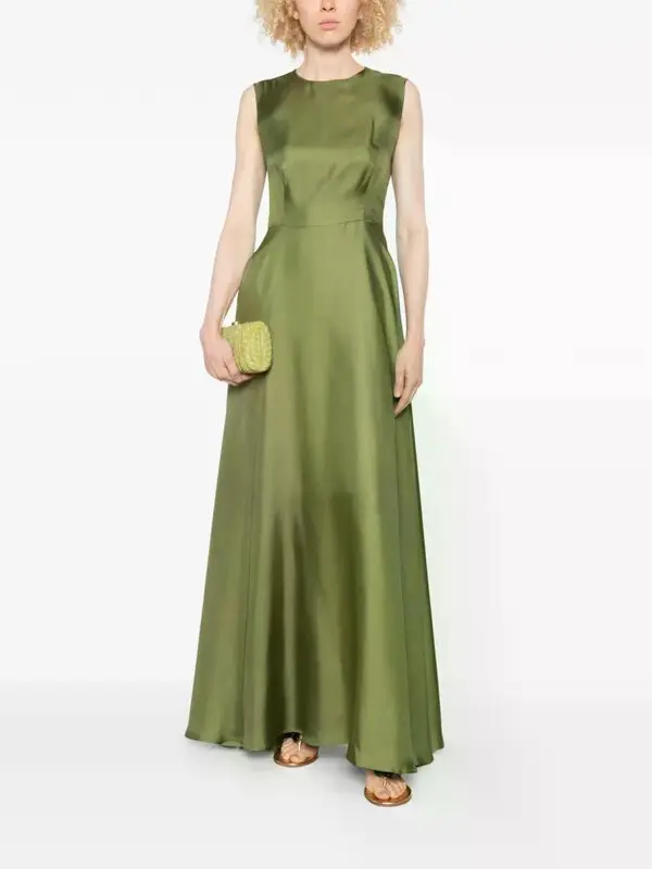 CO.GO Sleeveless Crew Neck Maxi Dress