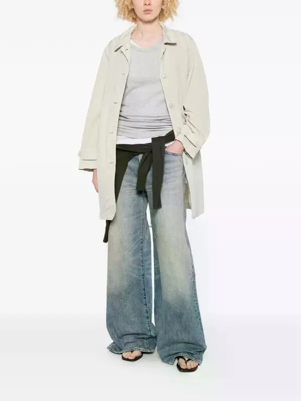 Aspesi Long-sleeve Button-fastening Coat