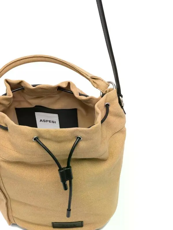 Aspesi Canvas Bucket Bag