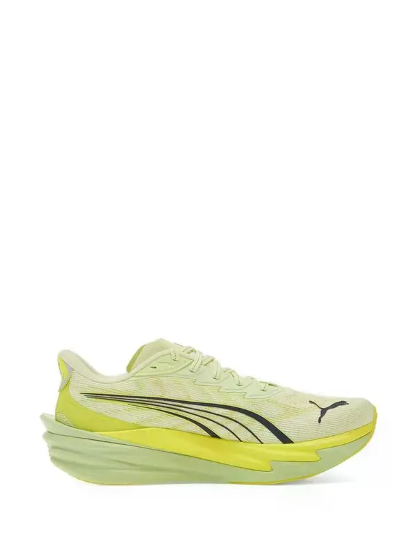 PUMA Deviate Nitro Panelled Logo Sneakers - Green