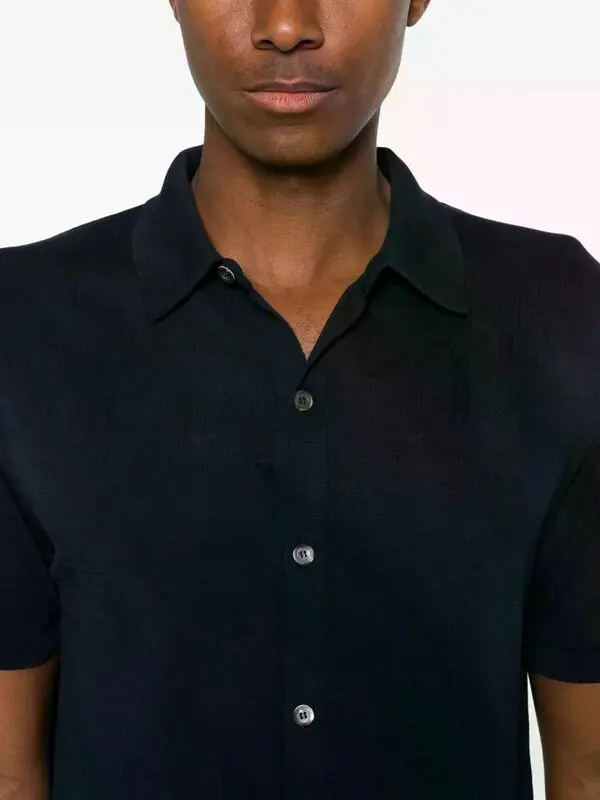 CENERE GB Short-sleeves Shirt - Blue