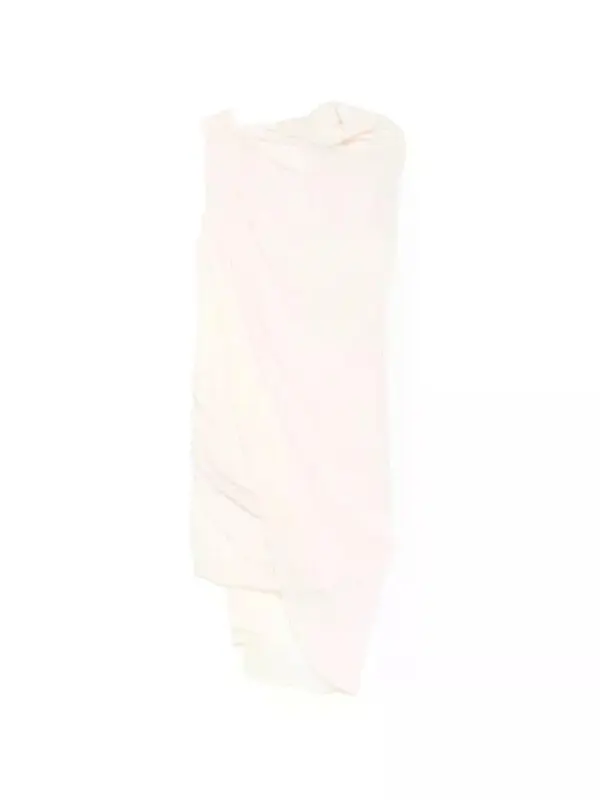 ROTATE BY BIRGER CHRISTENSEN Chiffon Cape Mini Dress - Neutrals