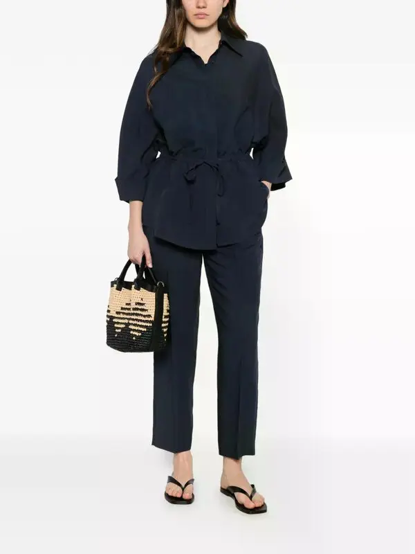 NINA 14.7 Straight-leg Trousers - Blue