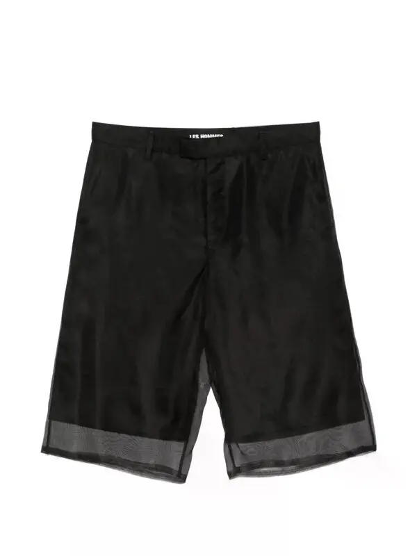 LES HOMMES Belt-loop Shorts
