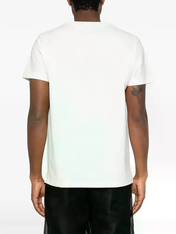 LES HOMMES Card-print T-shirt
