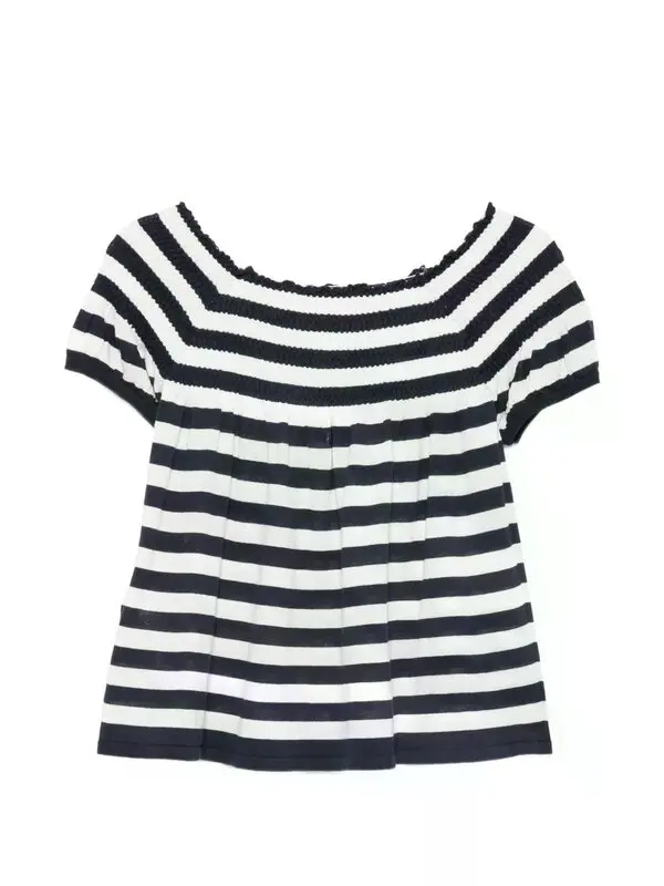 SEMICOUTURE Striped Pattern T-shirt