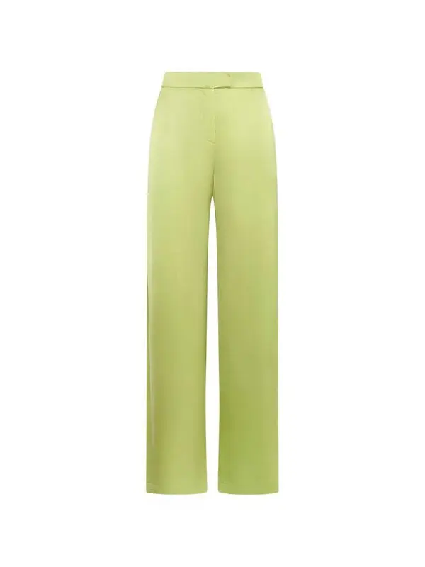 Malìparmi Cady Shiny Trousers - Green