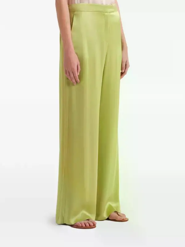 Malìparmi Cady Shiny Trousers - Green