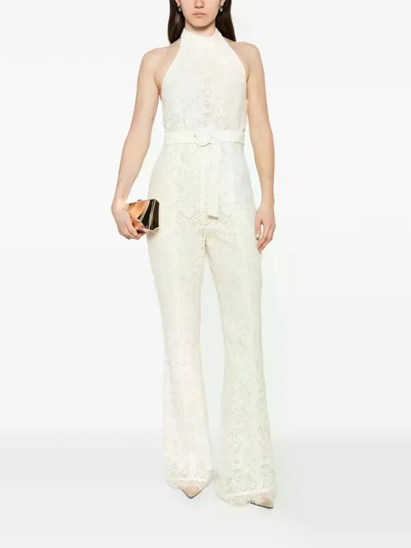 TWINSET Belted Jumpsuit - Neutrals