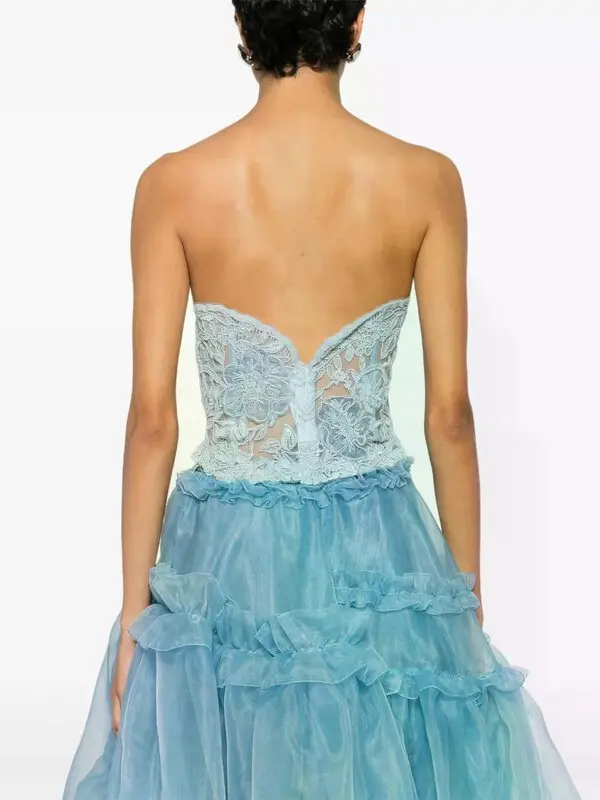 Ermanno Scervino Structured Rebrodé Bustier Top