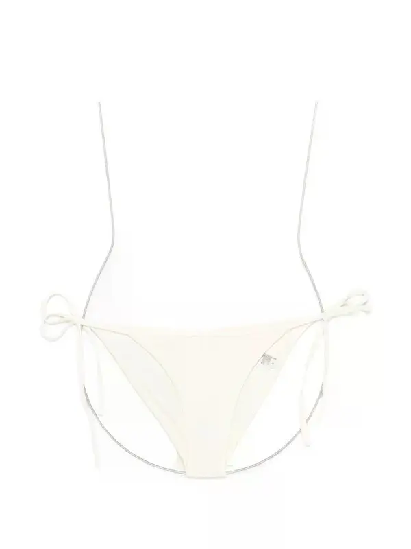 TOTEME Scoop Side-tie Bikini Bottoms - Neutrals