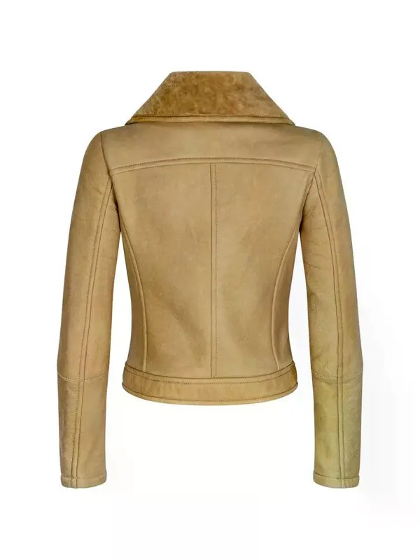 Prada Shearling Zip-up Jacket