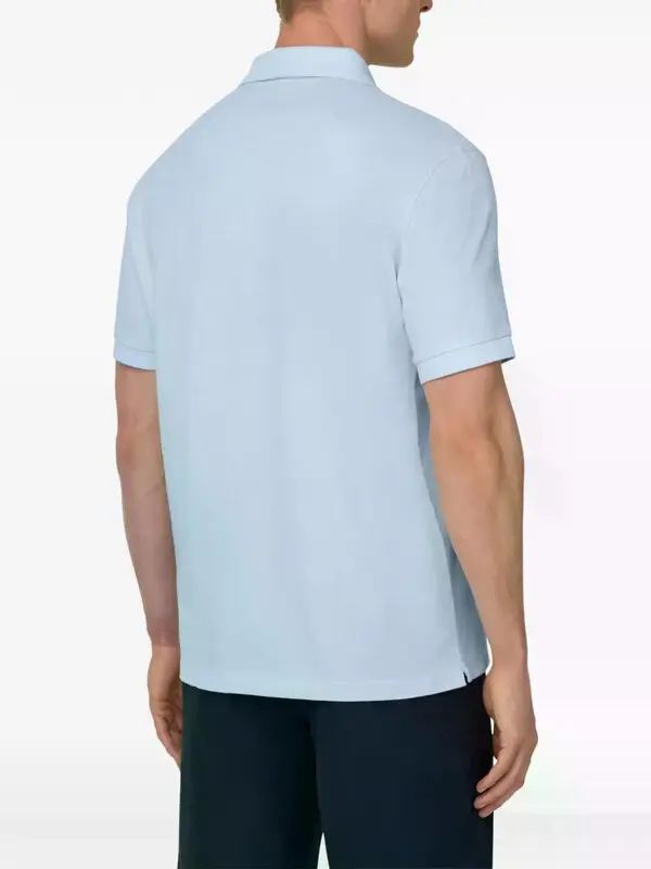 Boggi Milano Oxford Cotton Piqué Polo Shirt