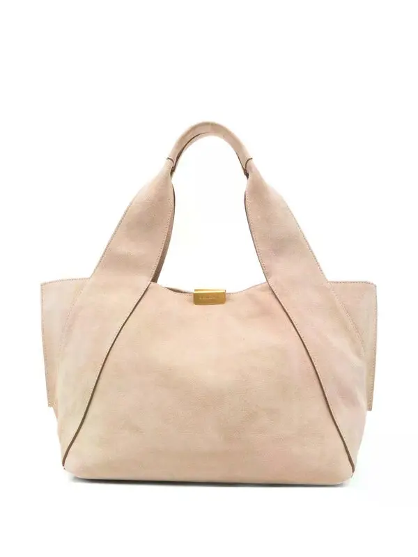 GIANNI CHIARINI Vivi Suede Tote - Neutrals