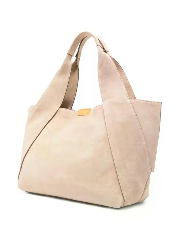 GIANNI CHIARINI Vivi Suede Tote - Neutrals