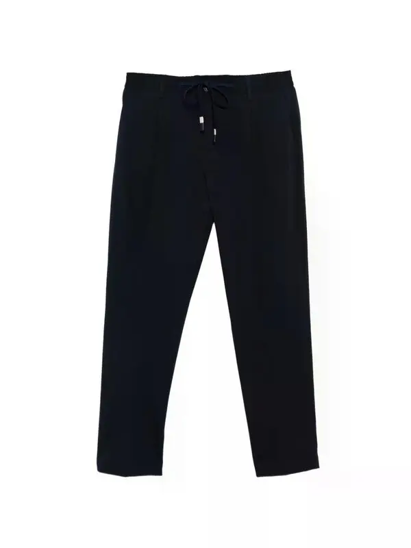 DANIELE ALESSANDRINI Elasticated Waistband Trousers - Blue