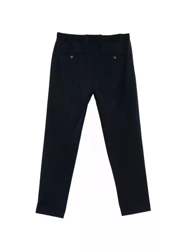 DANIELE ALESSANDRINI Elasticated Waistband Trousers - Blue