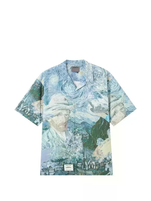 MUSIUM DIV. Van Gogh Graphic Short-sleeve Shirt