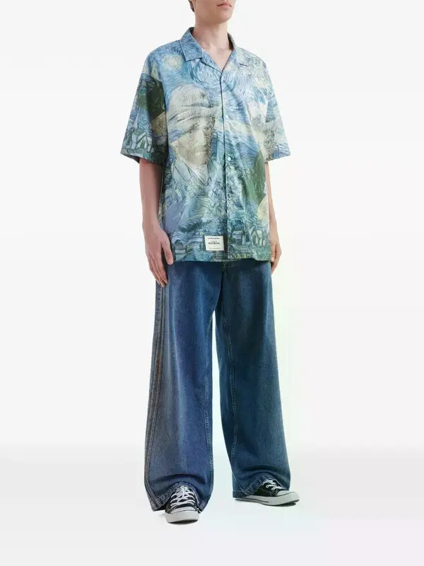 MUSIUM DIV. Van Gogh Graphic Short-sleeve Shirt