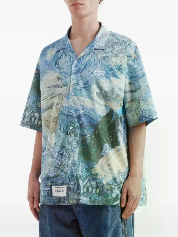 MUSIUM DIV. Van Gogh Graphic Short-sleeve Shirt