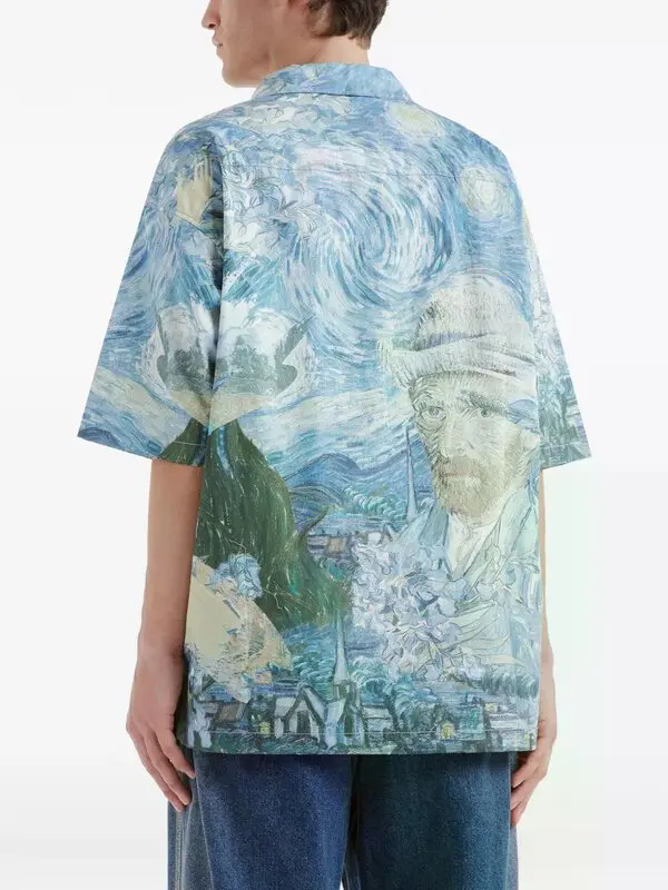 MUSIUM DIV. Van Gogh Graphic Short-sleeve Shirt