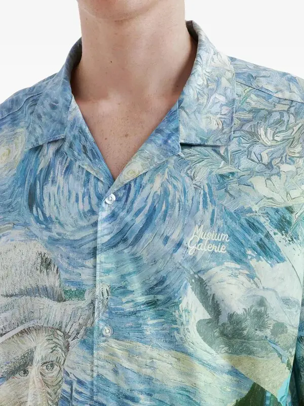 MUSIUM DIV. Van Gogh Graphic Short-sleeve Shirt