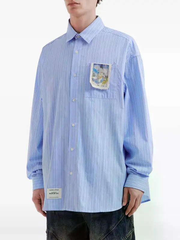 MUSIUM DIV. Striped-pattern Shirt