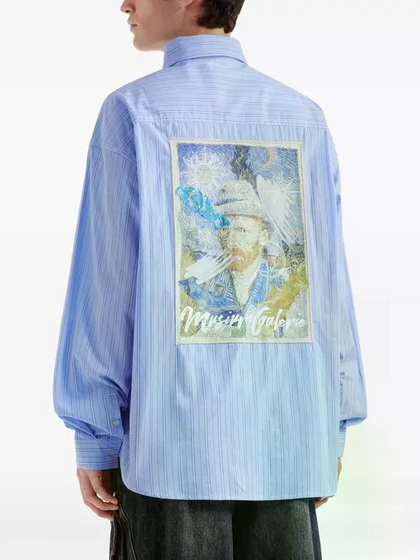 MUSIUM DIV. Striped-pattern Shirt