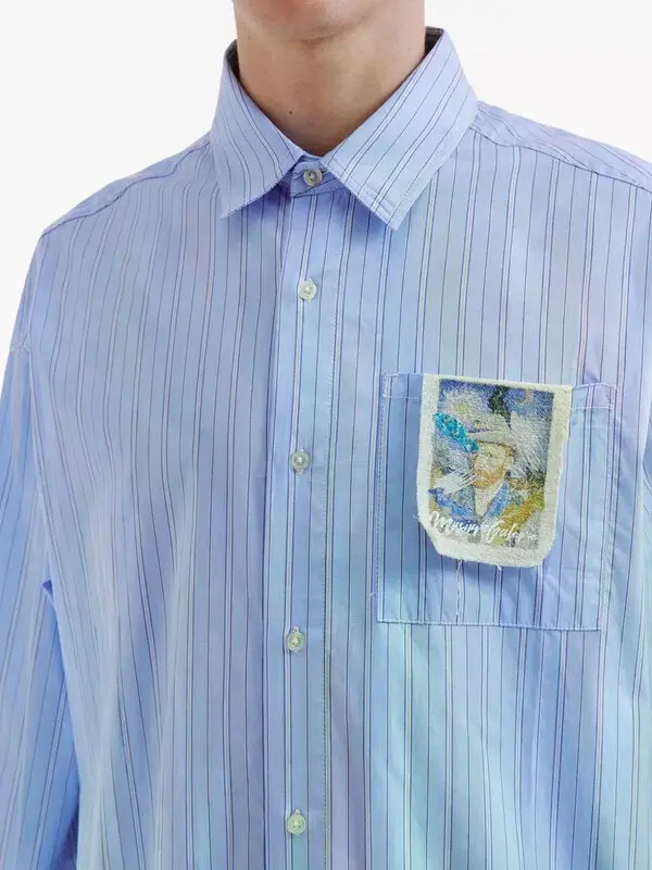 MUSIUM DIV. Striped-pattern Shirt