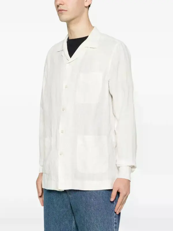 Boglioli Chest-pocket Overshirt - Neutrals
