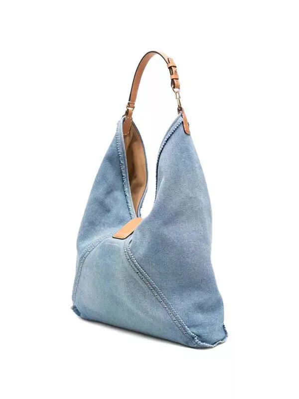 Ermanno Scervino Large Denim Shoulder Bag