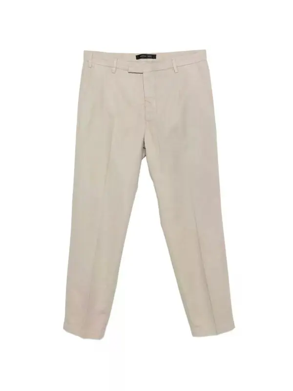 MICHAEL COAL Pressed-crease Trousers - Neutrals