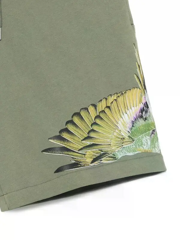 COUNTY OF MILAN Wings-motif Shorts