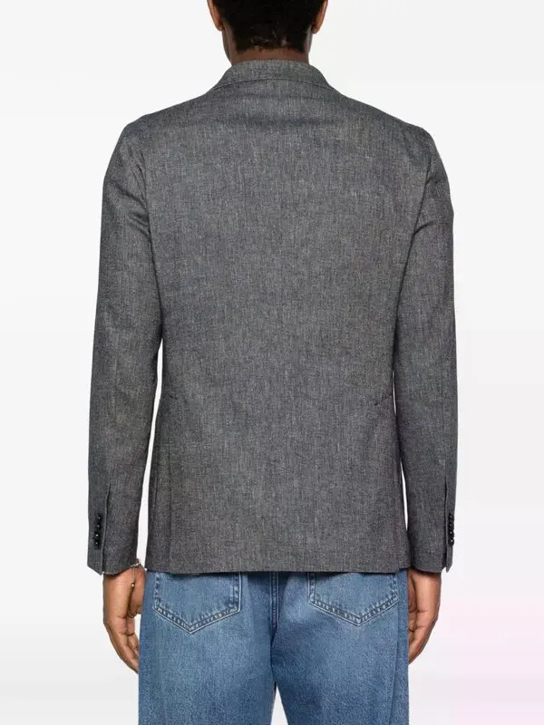 Tagliatore Single-breasted Blazer - Blue
