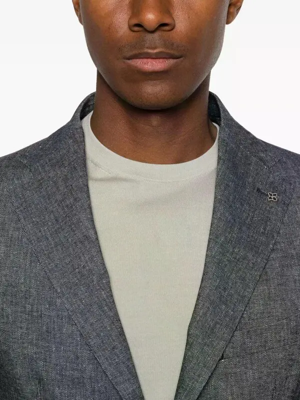 Tagliatore Single-breasted Blazer - Blue