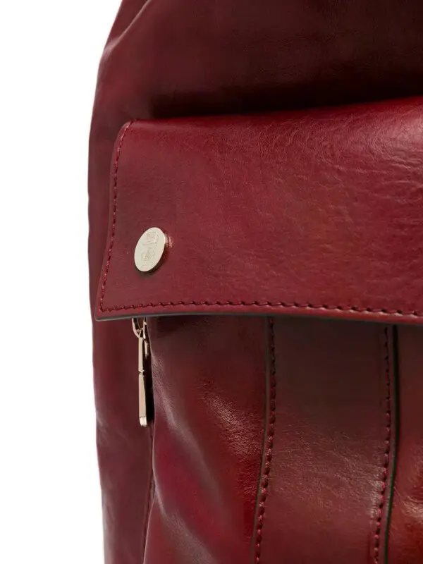Brunello Cucinelli Leather Flap-top Backpack